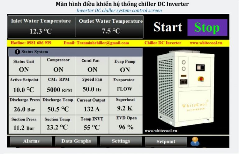 Chiller DC inverter - Thiết bị công nghiệp
